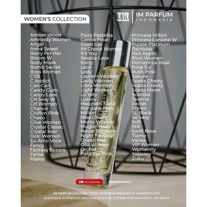 IM PARFUM ORIGINAL INDONESIA | Shopee Malaysia