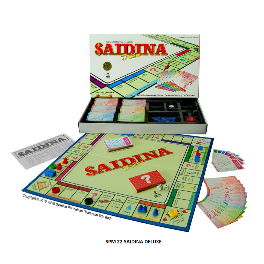 SAIDINA TRAVELLER / SPM GAMES / SAIDINA / SPM 78 / INDOOR GAMES / BOARD ...