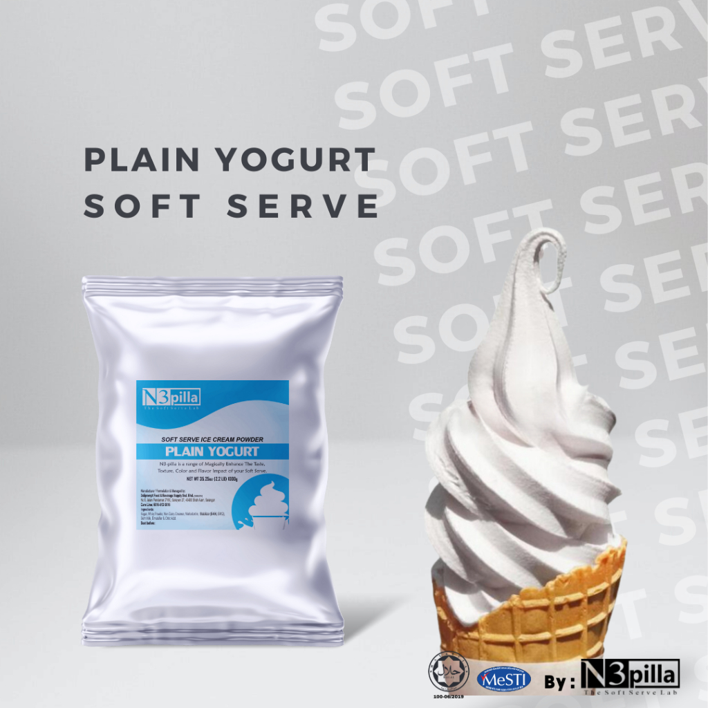 N3 Plain Yogurt Soft Serve Ice Cream Powder 1KG | Shopee Malaysia