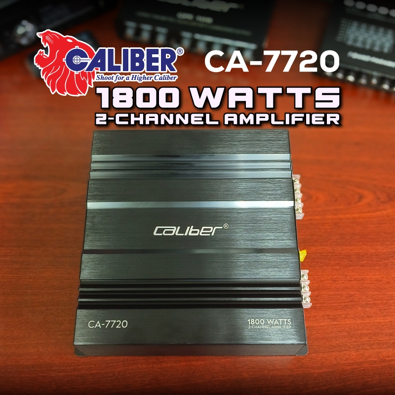 Caliber CA-7720 - 1800 Watts 2-Channel Mosfet Amplifier - Car Audio ...