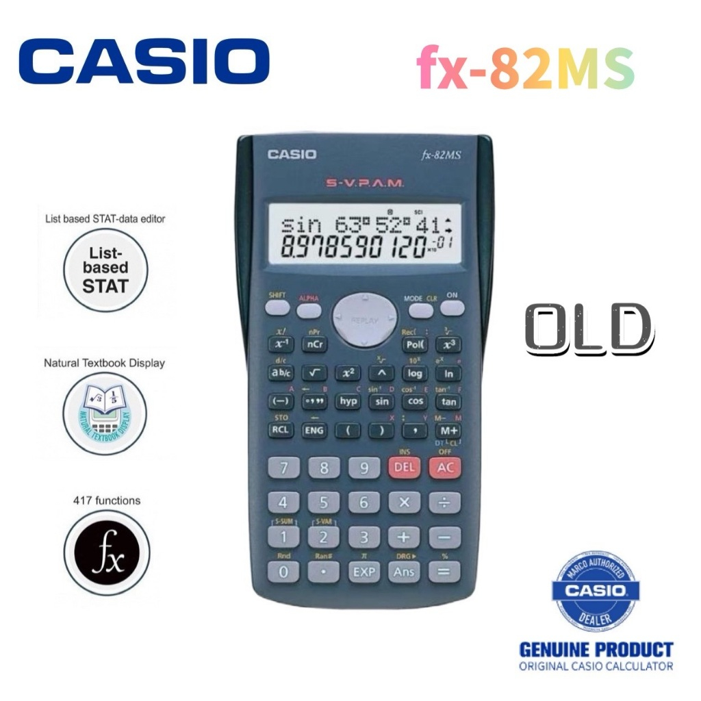 Scientific Calculator CASIO Fx-991ES plus Solar portable rechargeable ...