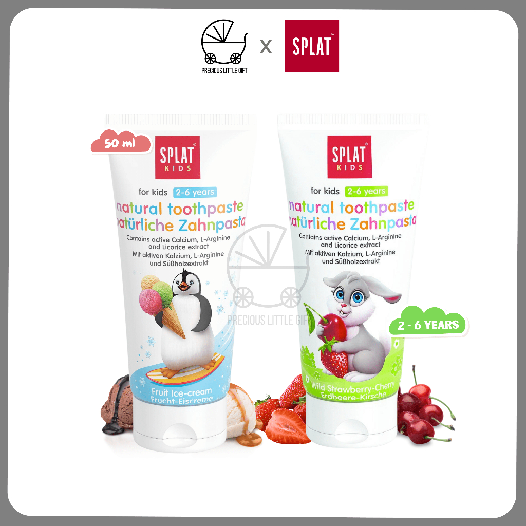 SPLAT - Kids Series - Natural Toothpaste 50ml Ages 2-6 years (Wild ...