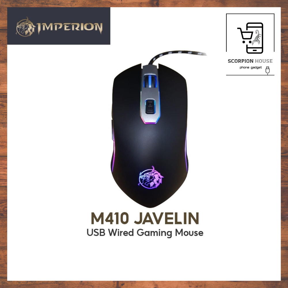IMPERION M410 Javelin 6400DPI RGB Macro USB Wired Gaming Mouse ...