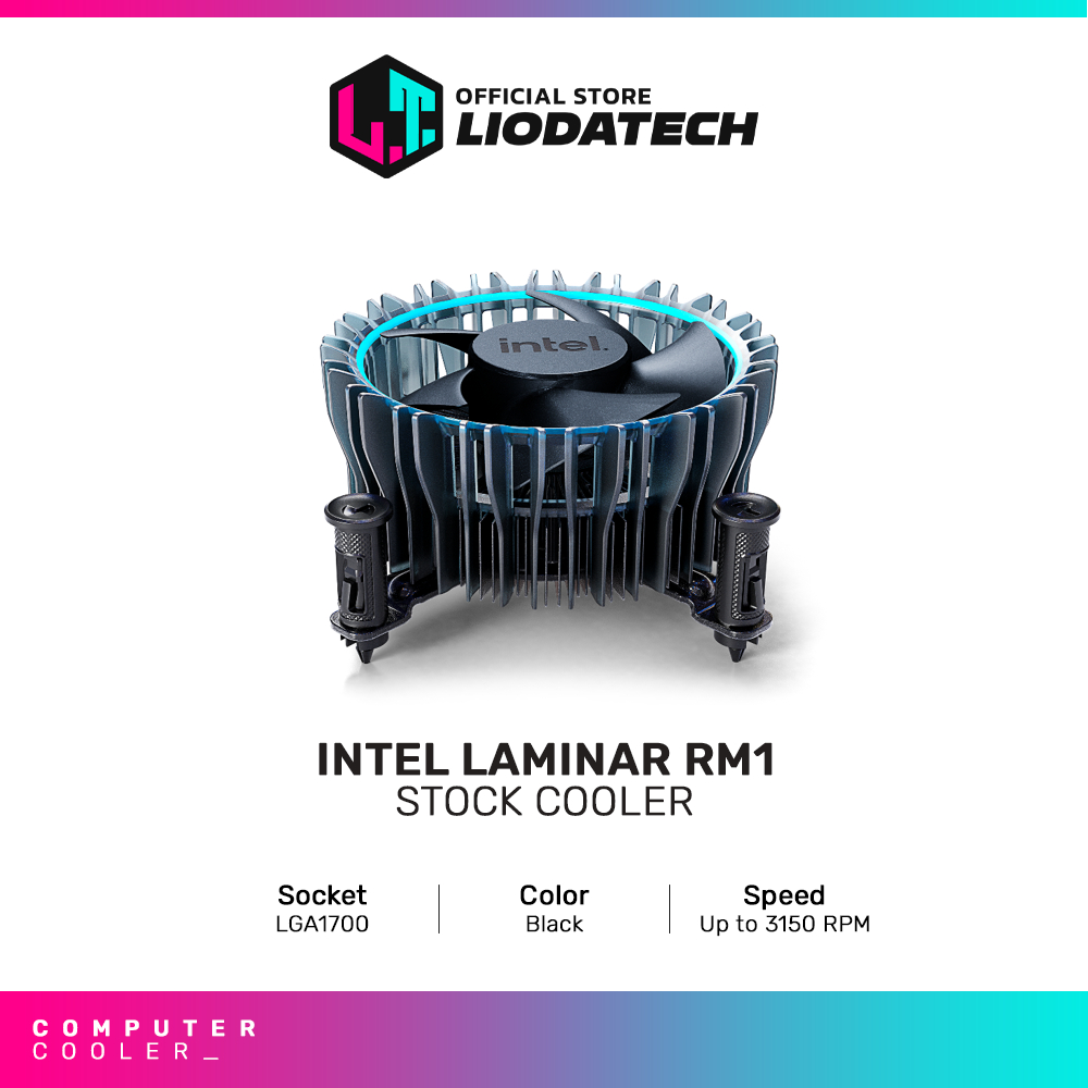 Intel Laminar RM1 LGA 1700 Stock CPU Air Cooler | Support Intel ...