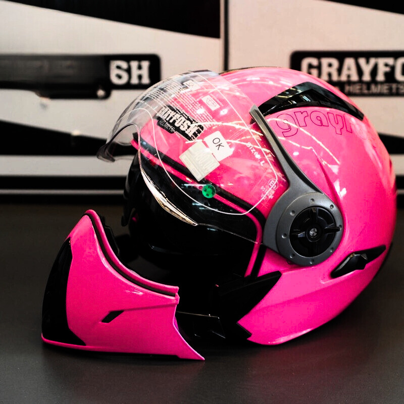 GRAYFOSH G3000 MODULAR HELMET KID HELMET SIZE REMOVE CHIN OPEN FACE ...