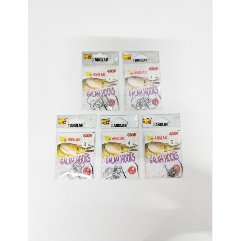 THE ANGLAR 4209 GALAH HOOKS HI-Carbon Chemically Sharpened | Shopee ...