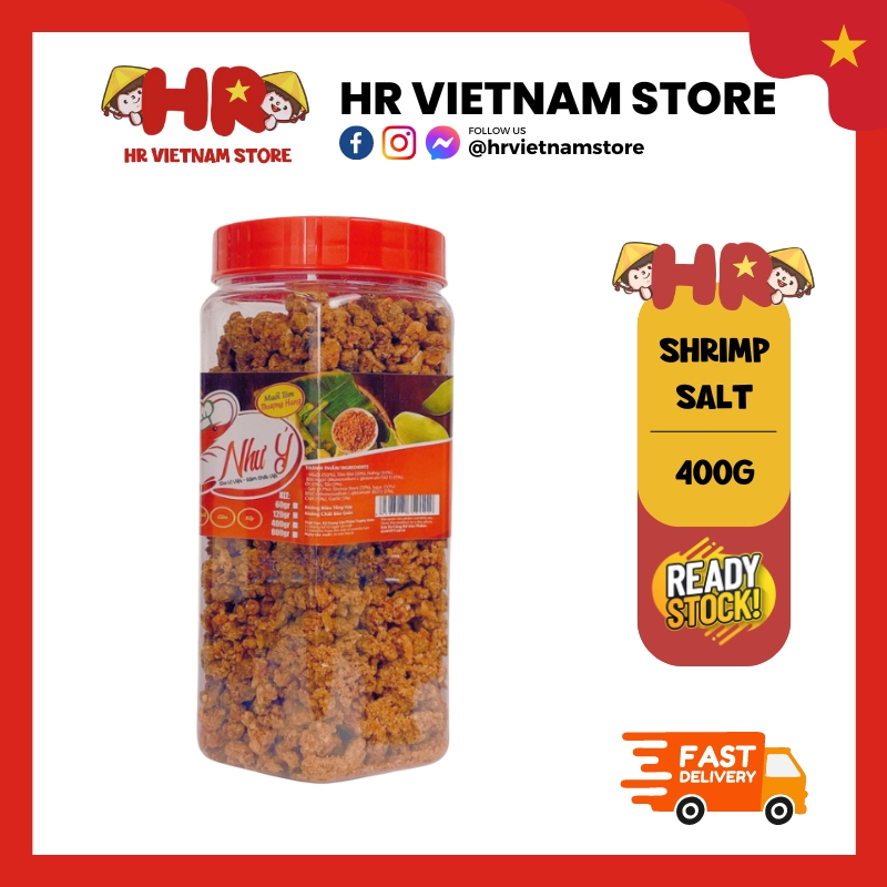 Vietnamese Chili Shrimp Salt 1 Bottle 400gr - Muối Ớt Tôm Như Ý 1 Hủ ...