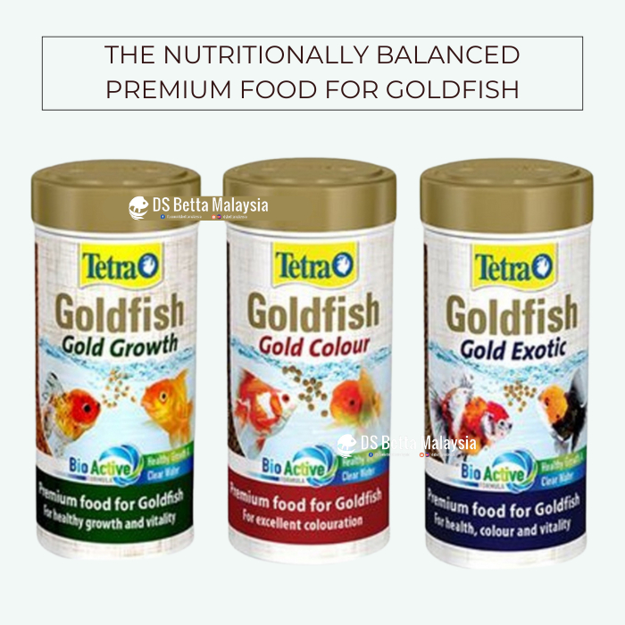 Tetra Premium Goldfish Gold Colour Growth Exotic Fish Food enhance high ...