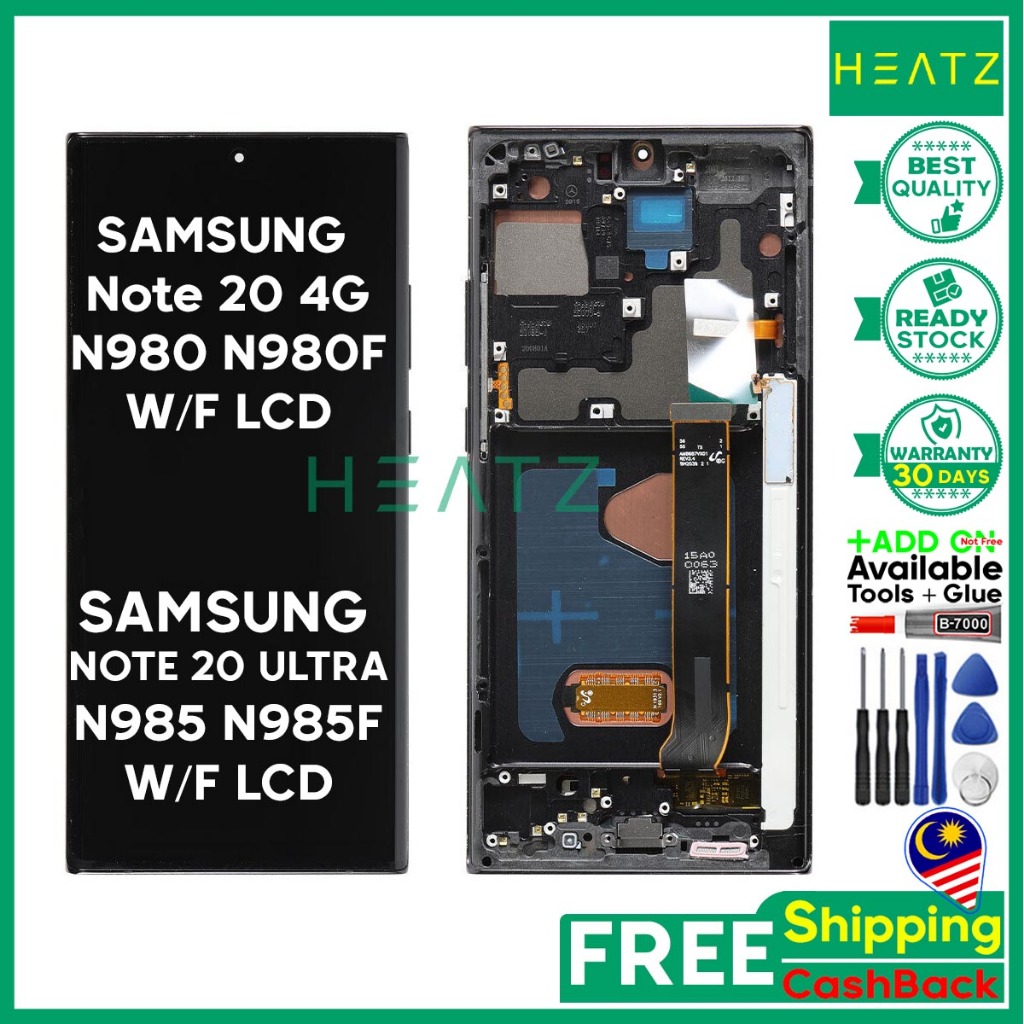 Ori LCD W/F For SAMSUNG NOTE20 4G / Samsung NOTE 20 ULTRA 4G SM N980 ...