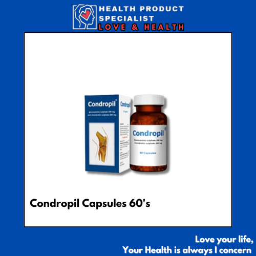 Condropil (Glucosamine Sulphate 250 mg & Chondroitin Sulphate 200 mg ...
