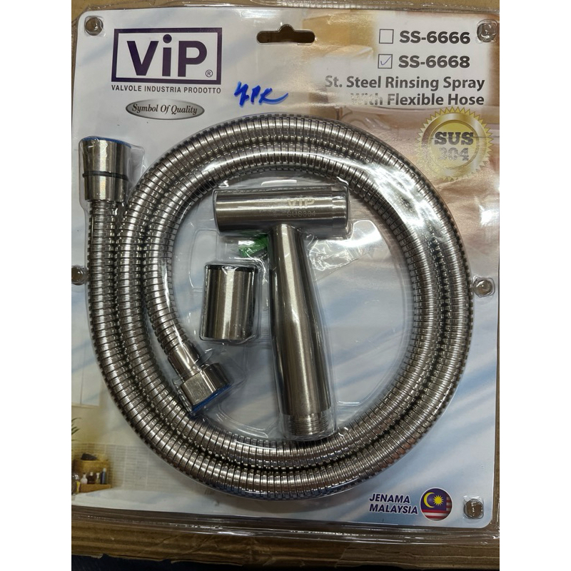 VIP 6668 S/S Bidet Hand Spray Set | Shopee Malaysia