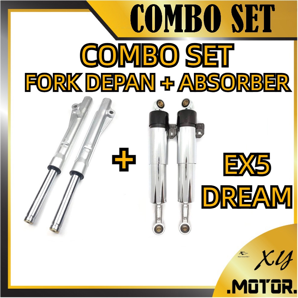 🔥COMBO SET🔥 EX5 DREAM FRONT FORK & ABSORBER HEAVY DUTY | Shopee Malaysia