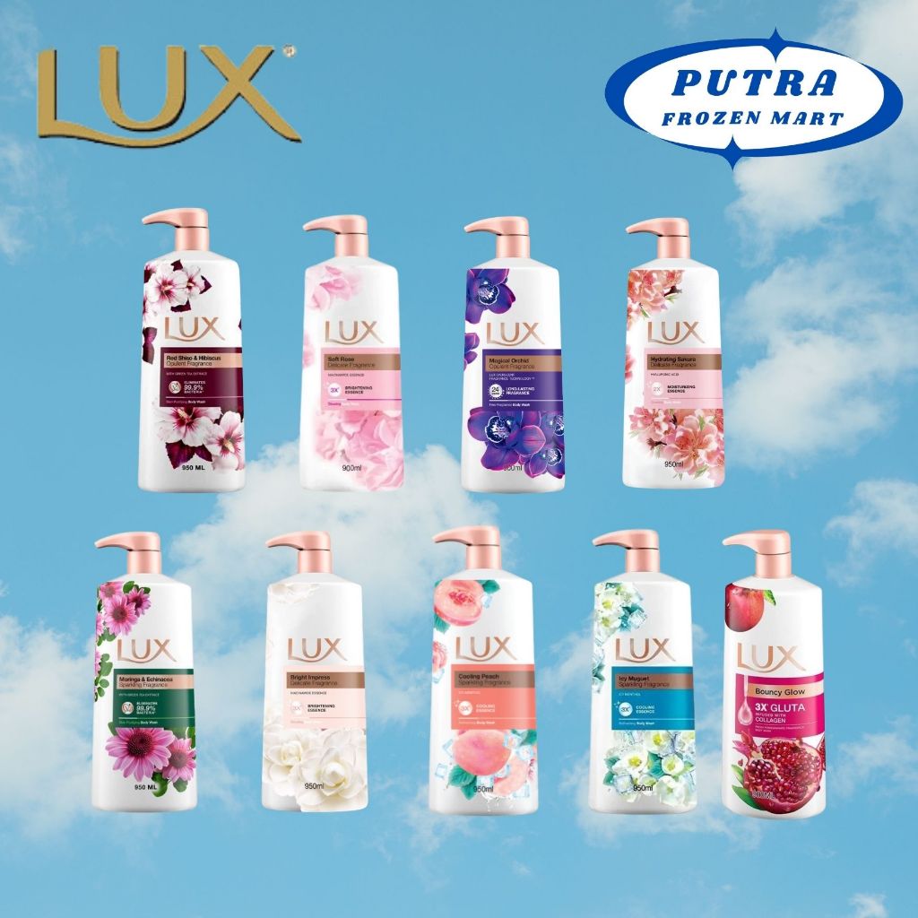 LUX REFRESHING BODY SHOWER LONG LASTING FRAGRANCE 900ML BOTTLE | Shopee Malaysia