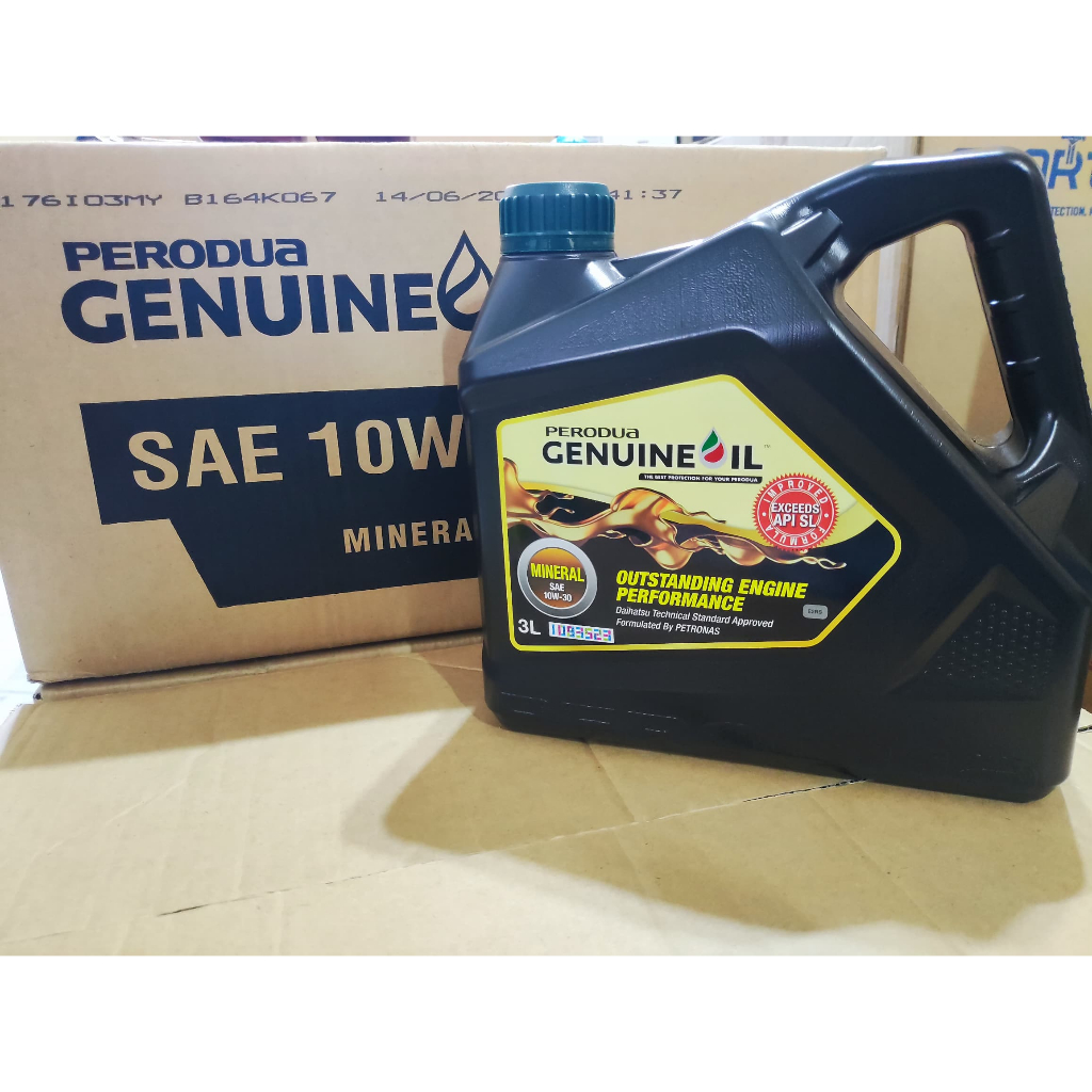 PERODUA 10W30 3L VIVA KANCIL KELISA KENARI MYVI 1.0 ATOS 10W-30 PERODUA ...