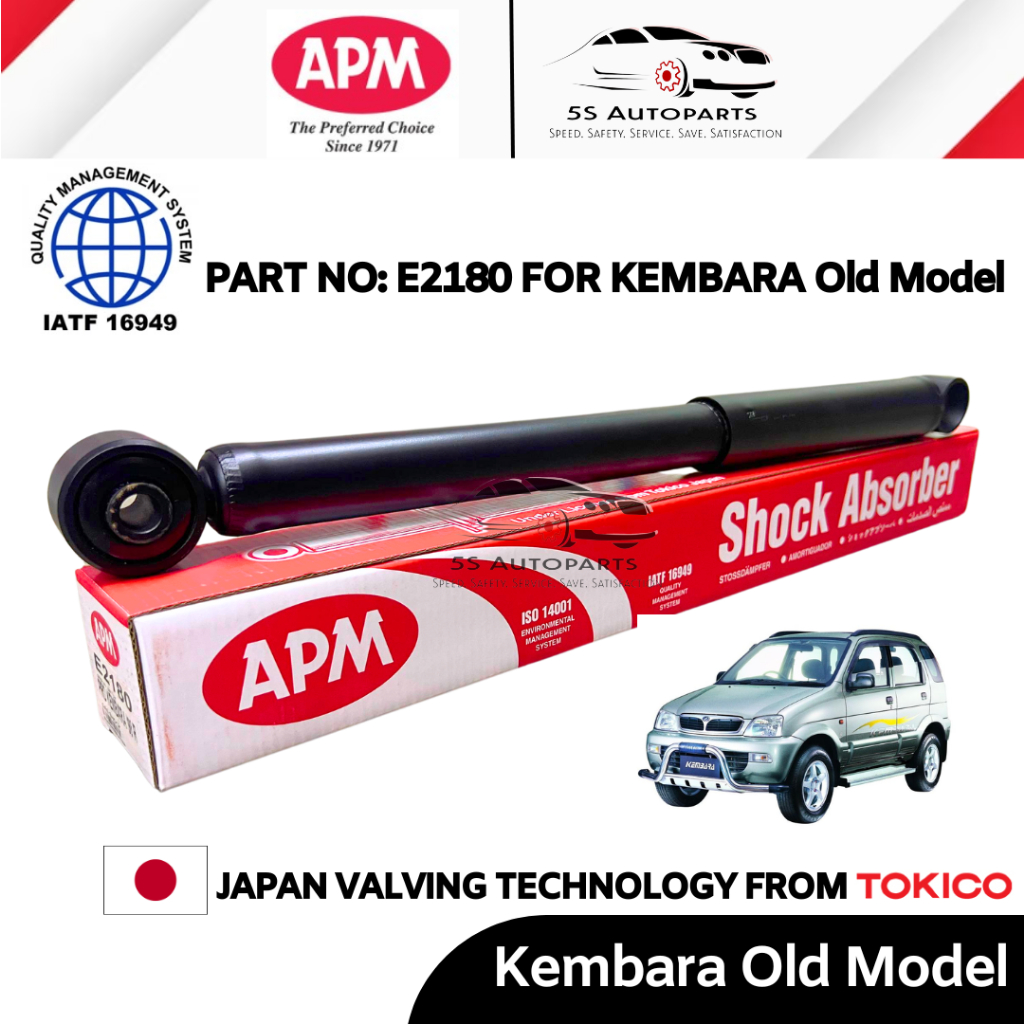APM Perodua Kembara Old & DVVT Model Rear (Belakang) Gas Shock Absorber ...