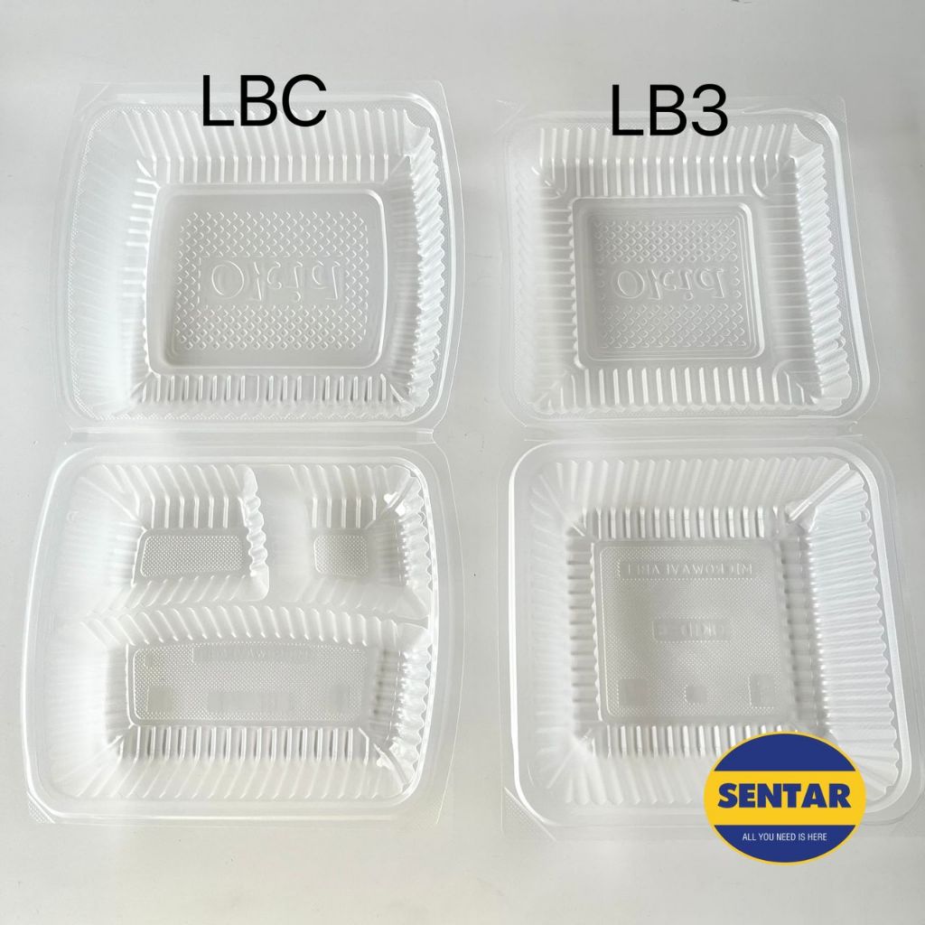 Okid PP LB3/LBC Disposable Square Plastic Food Box / Food Box With ...