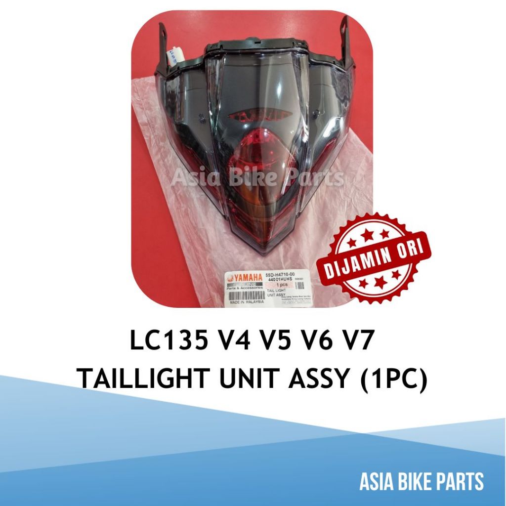 Yamaha Original LC135 V4 V5 V6 V7 Taillight Unit Assy / Lampu Belakang - 55D-H4710-00 | Shopee ...