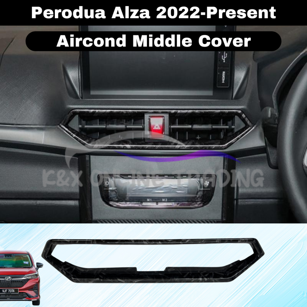 Perodua Alza 2022-2025 Forged Carbon Trim Center Air-Cond Panel ...