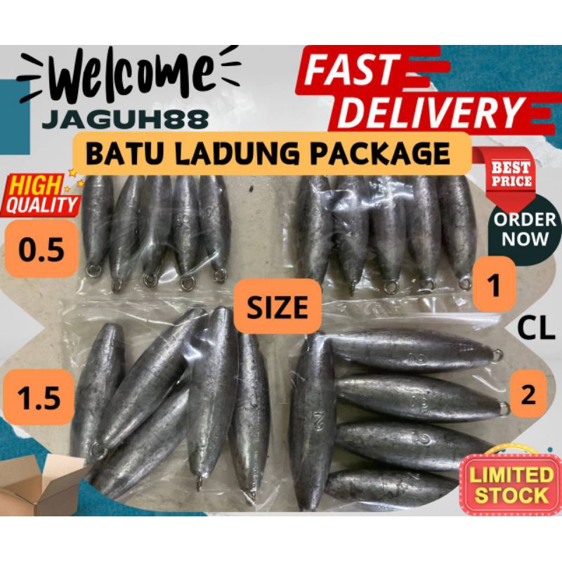 5pcs value pack (Batu timah ladung CL) | Shopee Malaysia