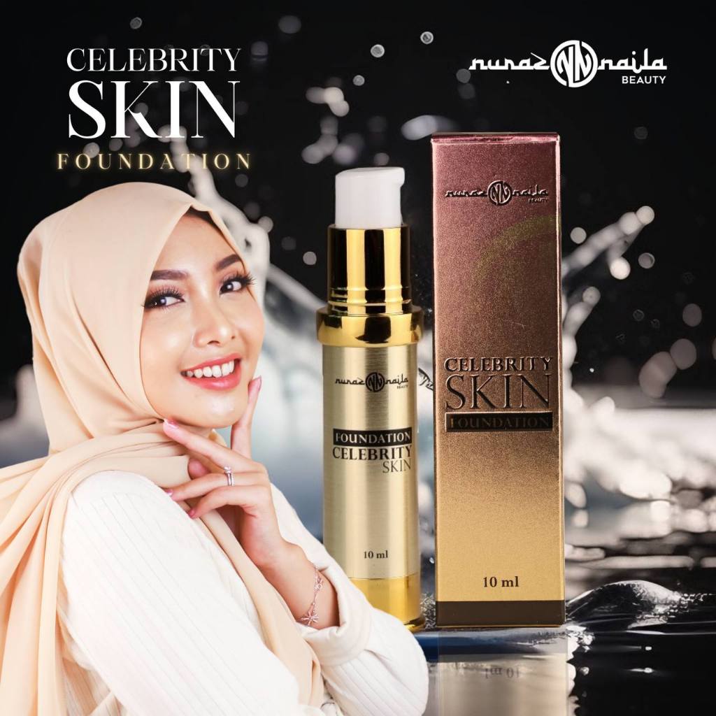 FOUNDATION FULL COVERAGE 10ML NURAZ NAILA BEAUTY | Shopee Malaysia
