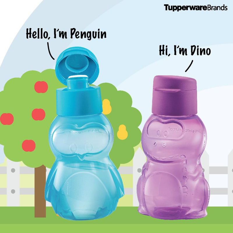 ( ORIGINAL ) Tupperware Kids Dino Eco Bottle 9PCS | Shopee Malaysia