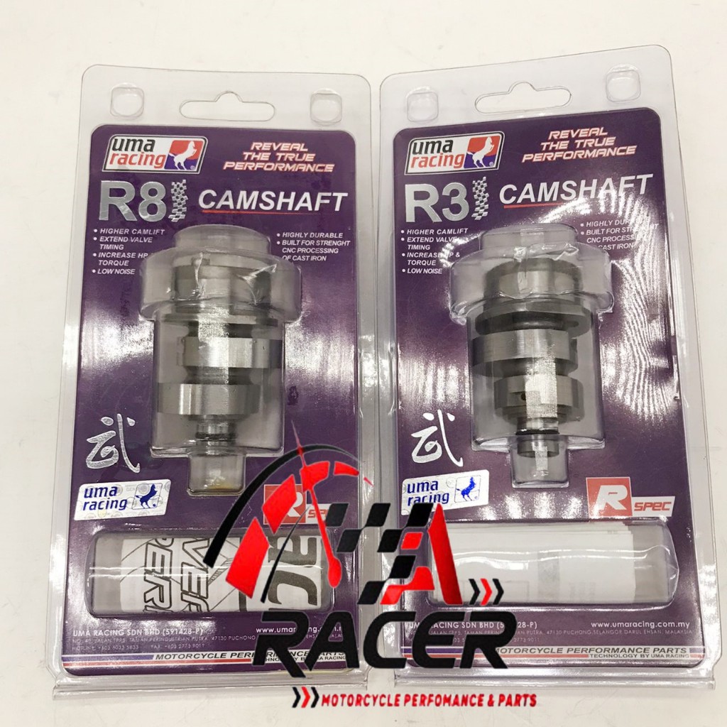 SPECIAL!!UMA RACING Racing HIGH CAMSHAFT S1,R1,R3,R8 LC135 Y15ZR FZ150 ...