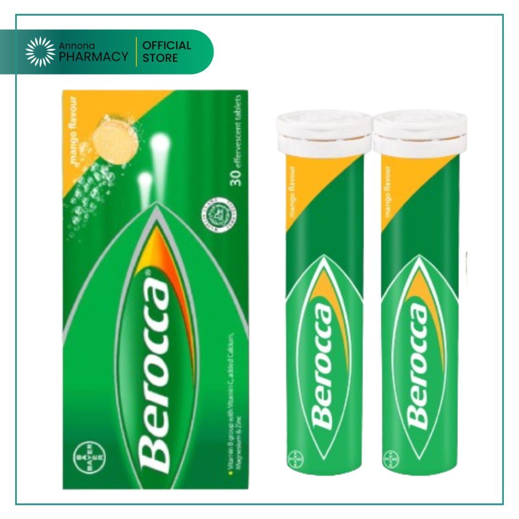 BEROCCA Effervescent Tablets Orange Flavour 30's | Shopee Malaysia