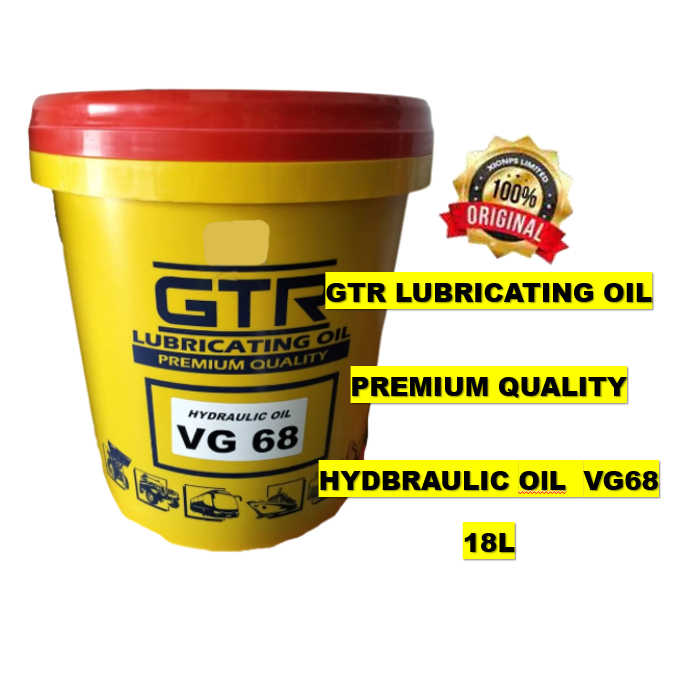 GTR LUBRICATING OIL PREMIUM QUALITY HYDBRAULIC OlL VG68 18L | Shopee Malaysia