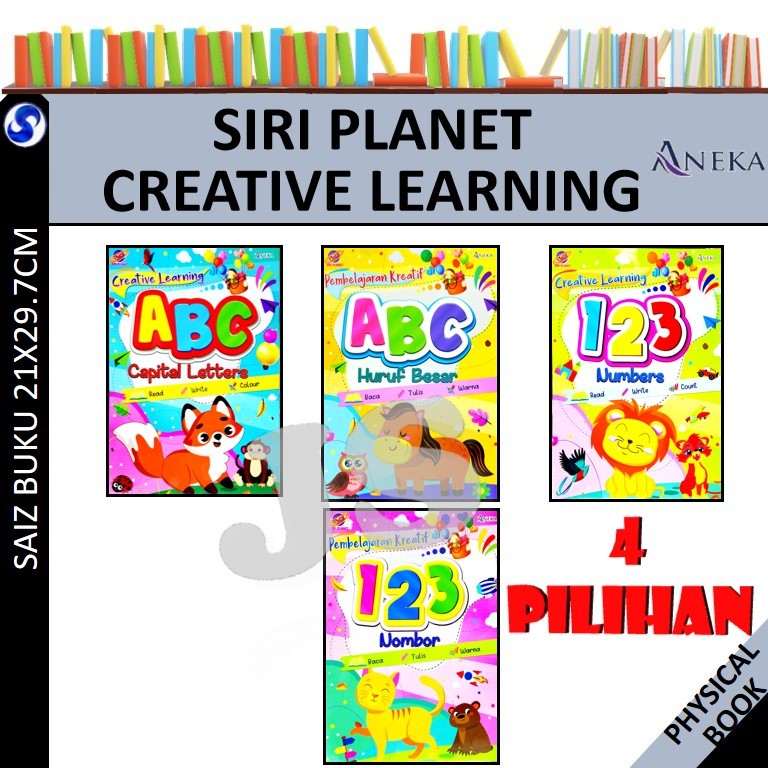 SIRI CREATIVE LEARNING PRASEKOLAH AKTIVITI BOOK HURUF BESAR NOMBOR ... SIRI CREATIVE LEARNING PRASEKOLAH AKTIVITI BOOK HURUF BESAR NOMBOR ...