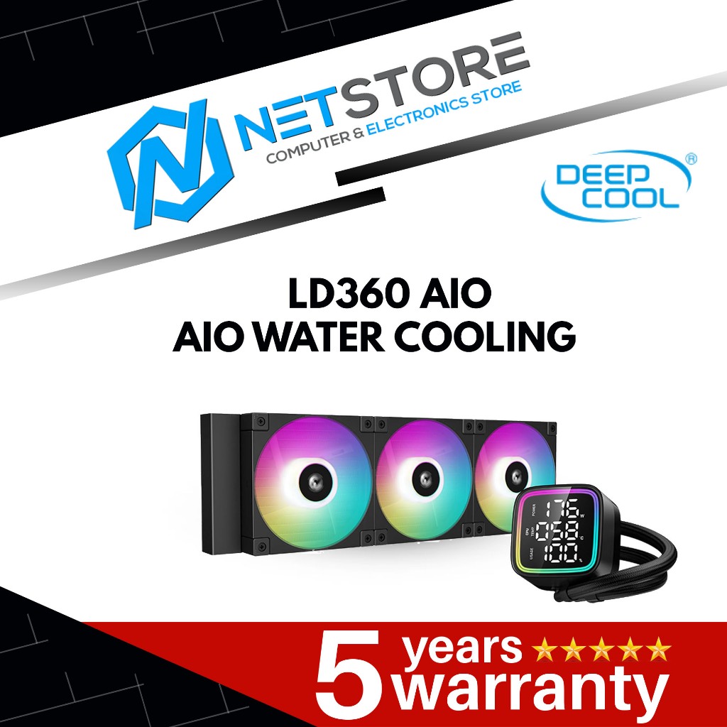 Deepcool LD360 AIO AIO Water Cooling - R-LD360-BKMSN-G-1 | Shopee Malaysia