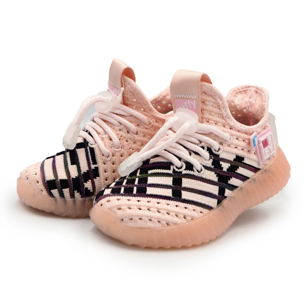 Eye-Catching Pink Sneakers for Boys or Girls with Lights Pink Light-Up ...