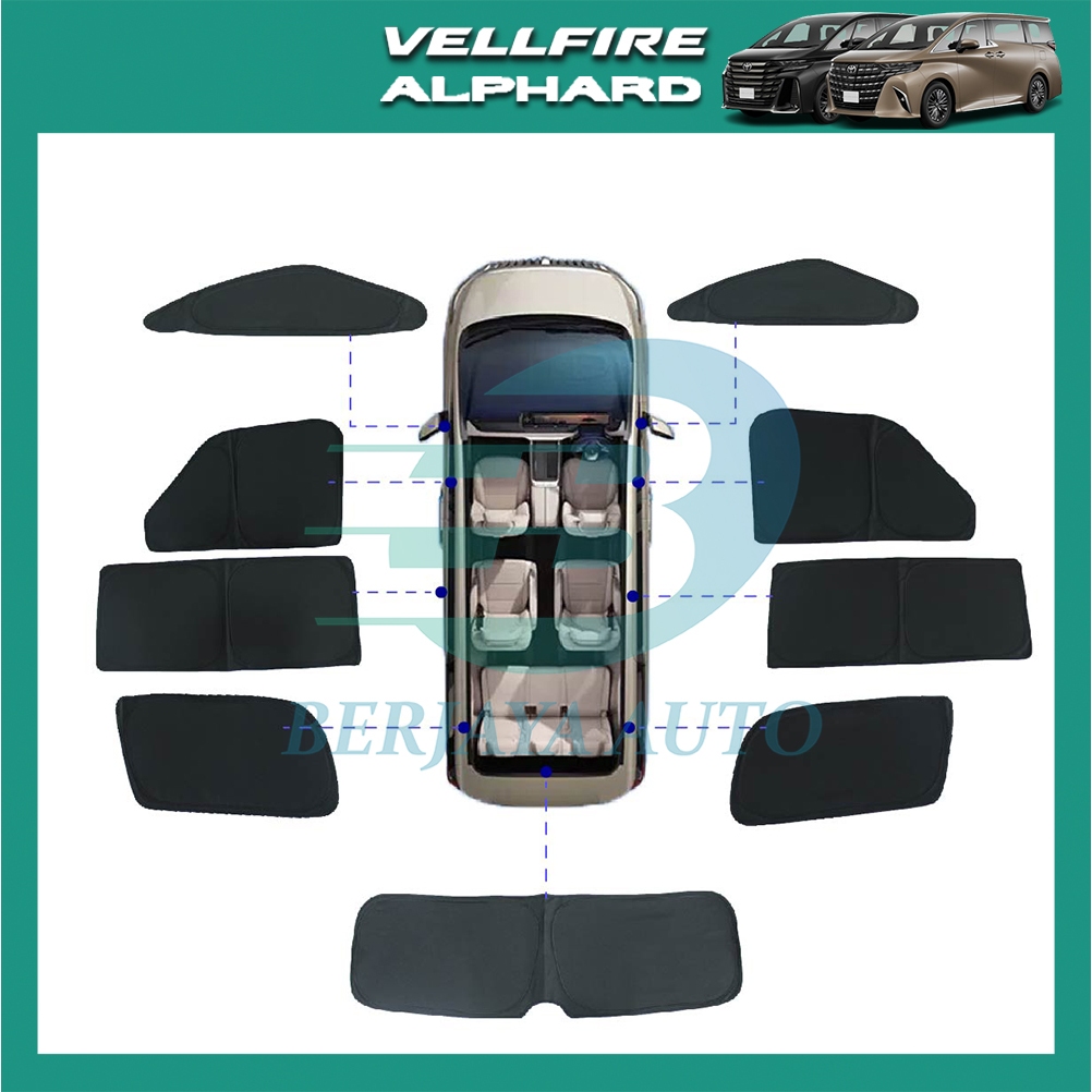 Toyota Alphard Vellfire 2024 - 2025 40 Series AH40 ANH40 AGH40 Rear ...