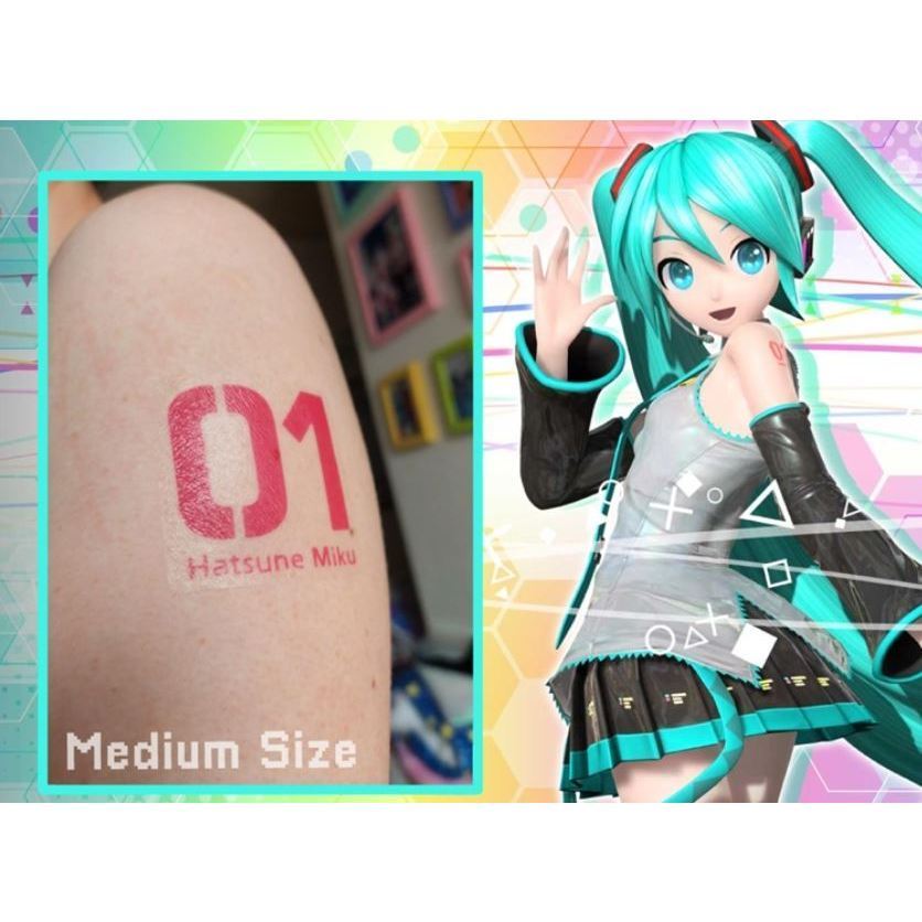 Disposable Cosplay Tattoo Stickers VOCALOID HATSUNE MIKU / KAGAMINE RIN ...
