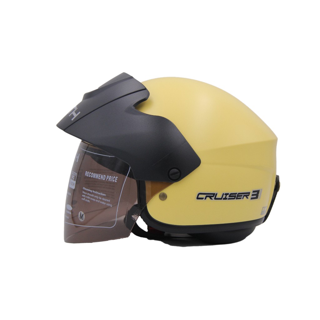 【READY STOCK】Keith Cruiser Motorcycle Helmet with Smoke Tinted Visor ...