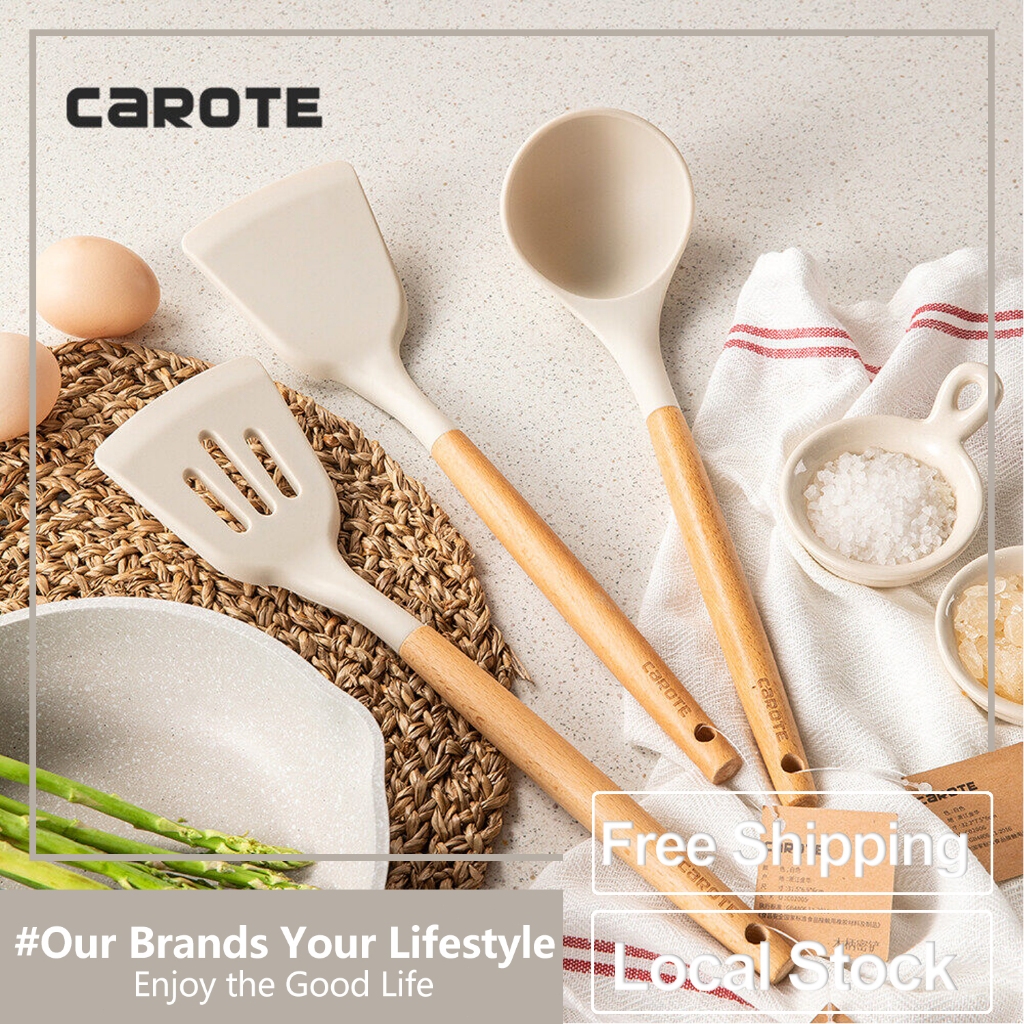 CAROTE Same Style 4PCSKitchen Tools Set Heat Resistant Kitchen Cookware ...
