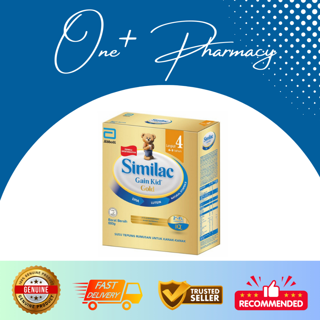 Similac Gain Kid Gold 2'-FL 600g BIB 4 to 9 years old (STEP 4) | Shopee ...