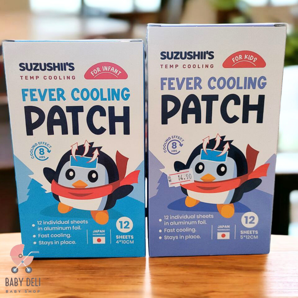 SUZUSHII'S FEVER COOLING PATCH (FOR KIDS & INFANTS) | Shopee Malaysia