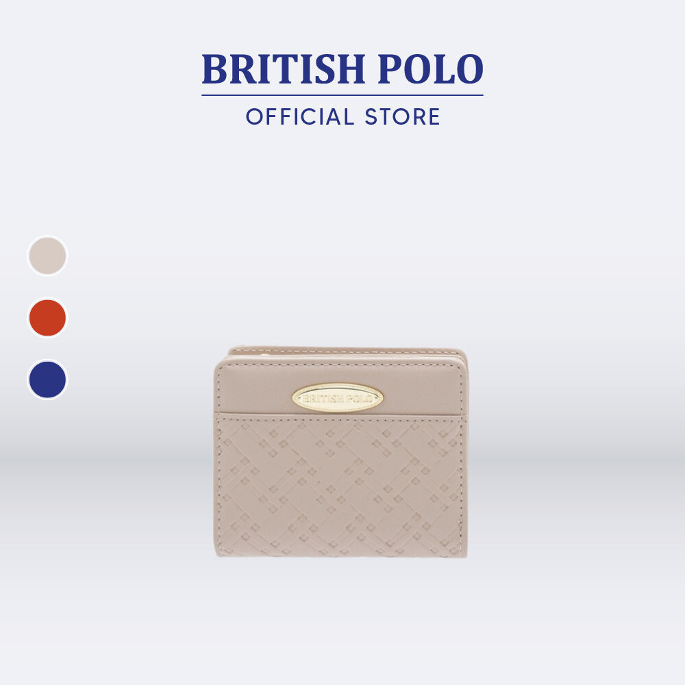 British Polo Isla Women PU Leather Short Wallet With Card Slots And ...