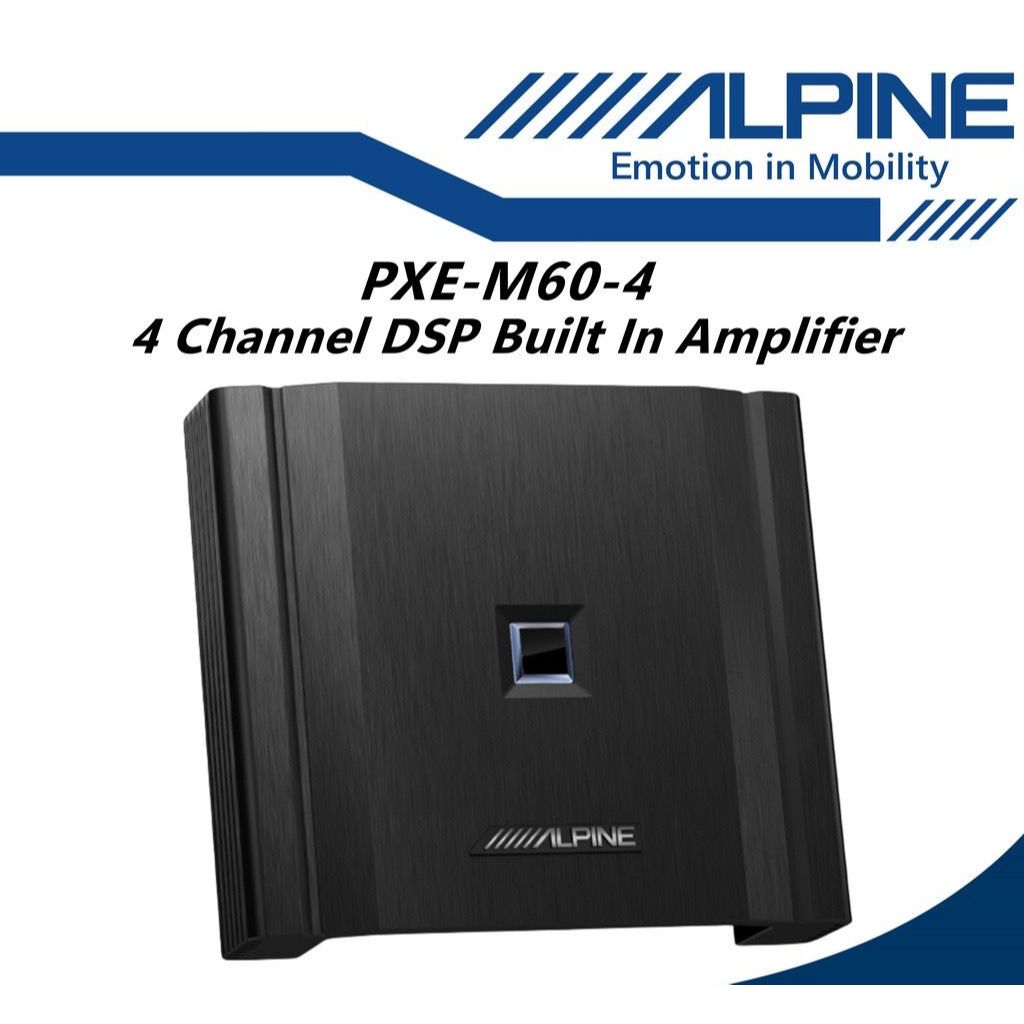 Alpine 4 Channel DSP Car Digital Sound Processor Built In Amplifier PXE-M60-4 | Shopee Malaysia