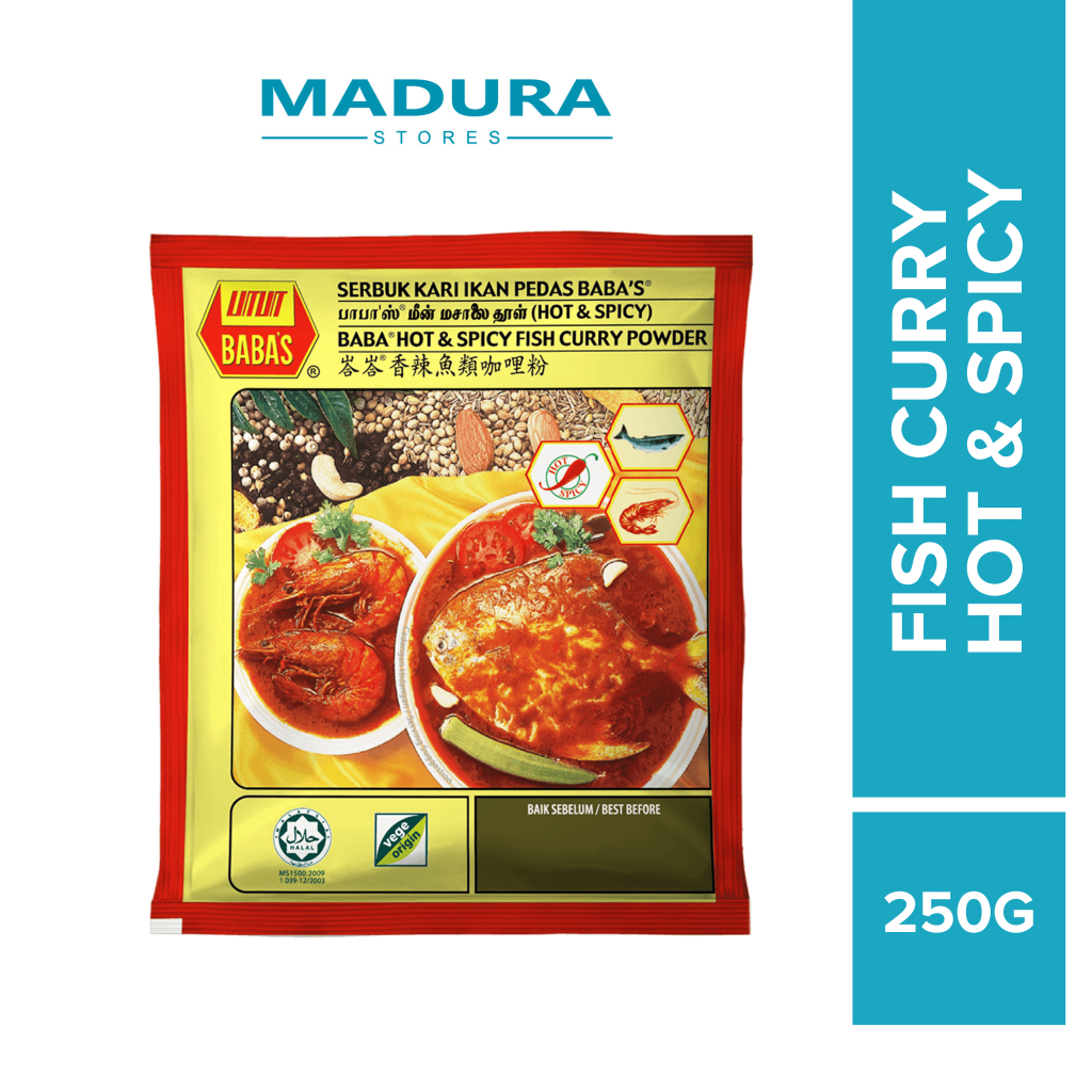 Baba's Hot & Spicy Fish Curry 250g | Shopee Malaysia