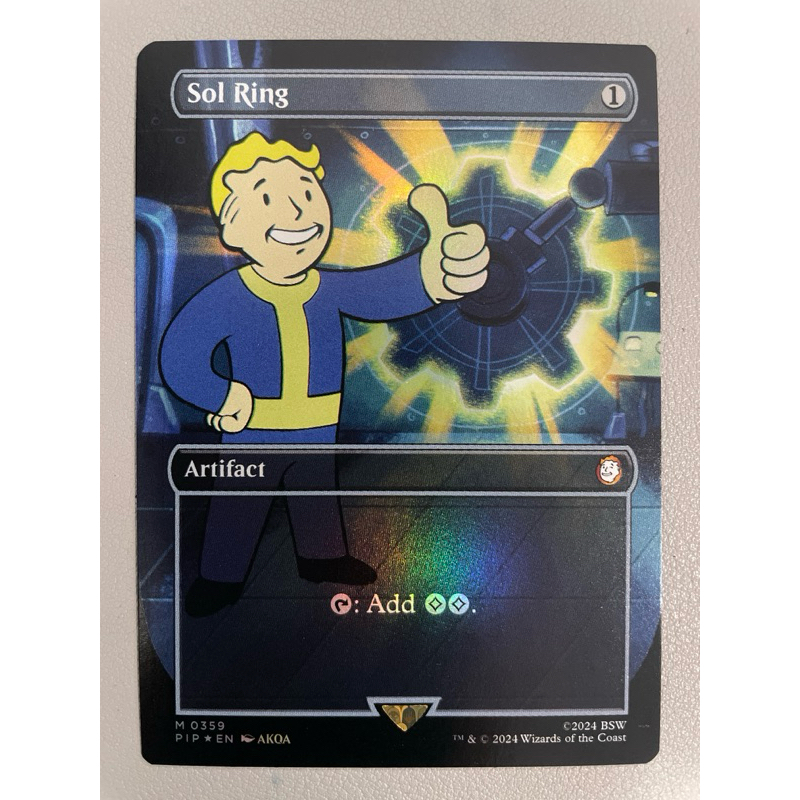 MTG:Fallout (PIP) M0359 - Sol Ring | Shopee Malaysia