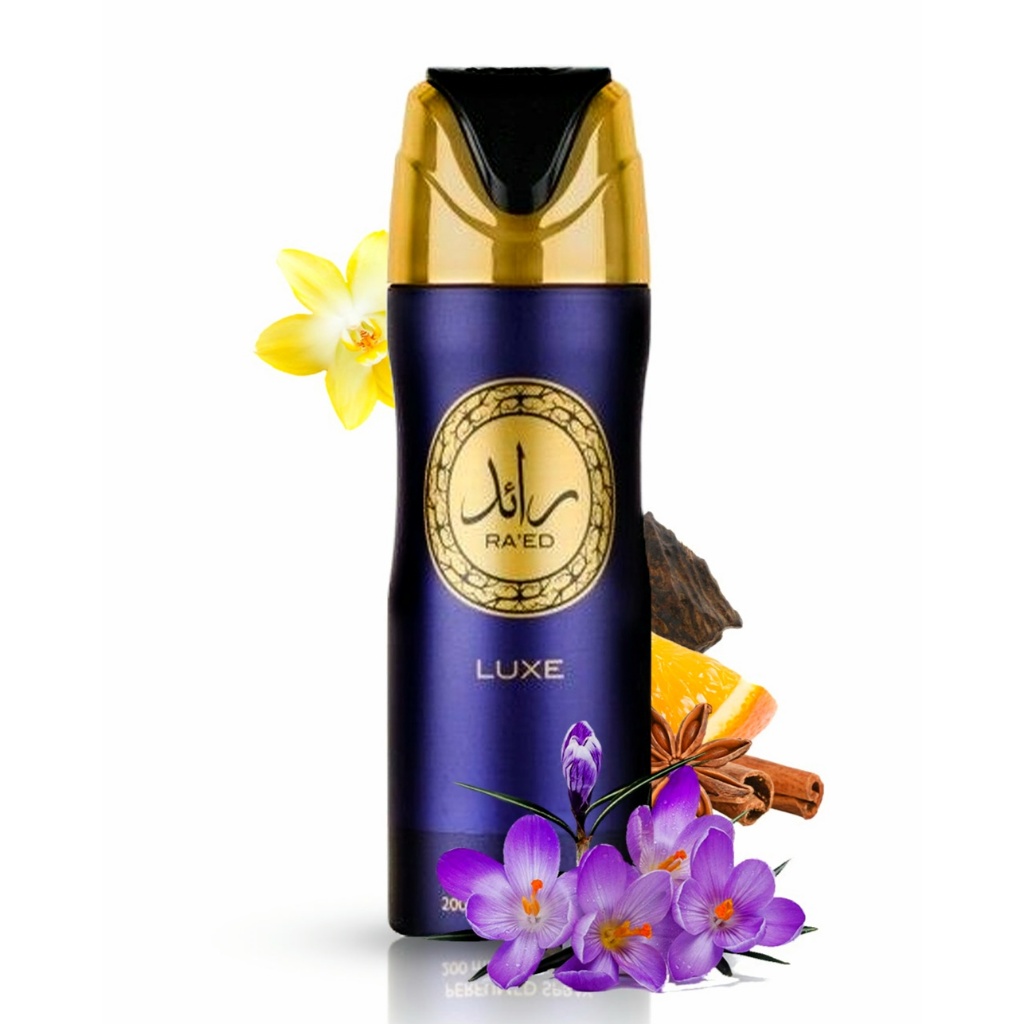 Ra'ed Luxe body spray 200 ML Original from Dubai EDP | Shopee Malaysia