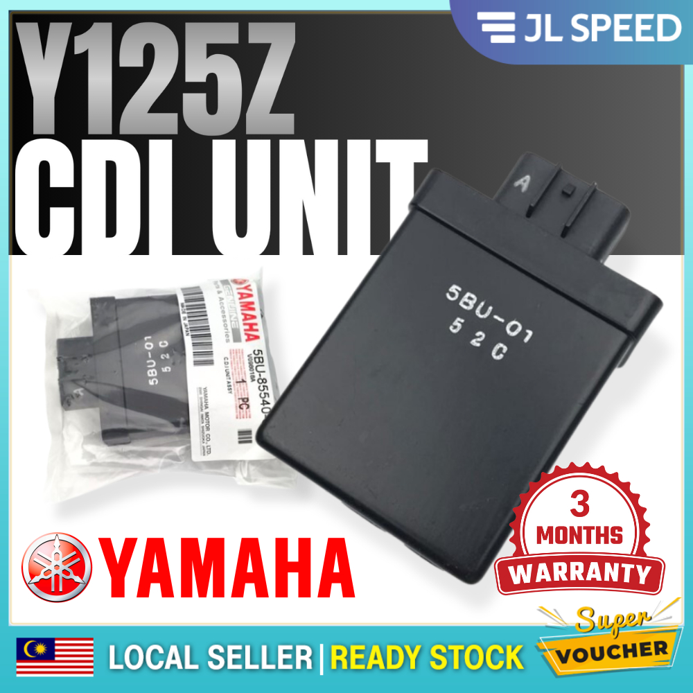 (3 Months Warranty) ORIGINAL YAMAHA CDI UNIT FOR 125Z Y125Z 125ZR Y125ZR 125 / RXZ CATALYZER 5BU ...