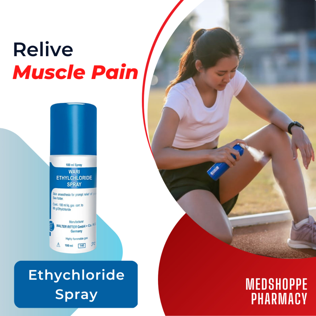 Ethyl Chloride Spray 100ML (Cooling, sports aid) EXP 7/2026 [ONLY WEST ...