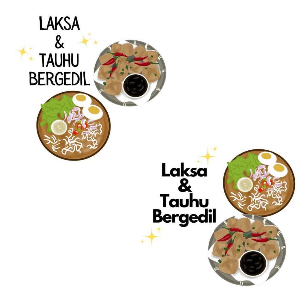 Food Drawing | cute food logo design | Shopee Malaysia