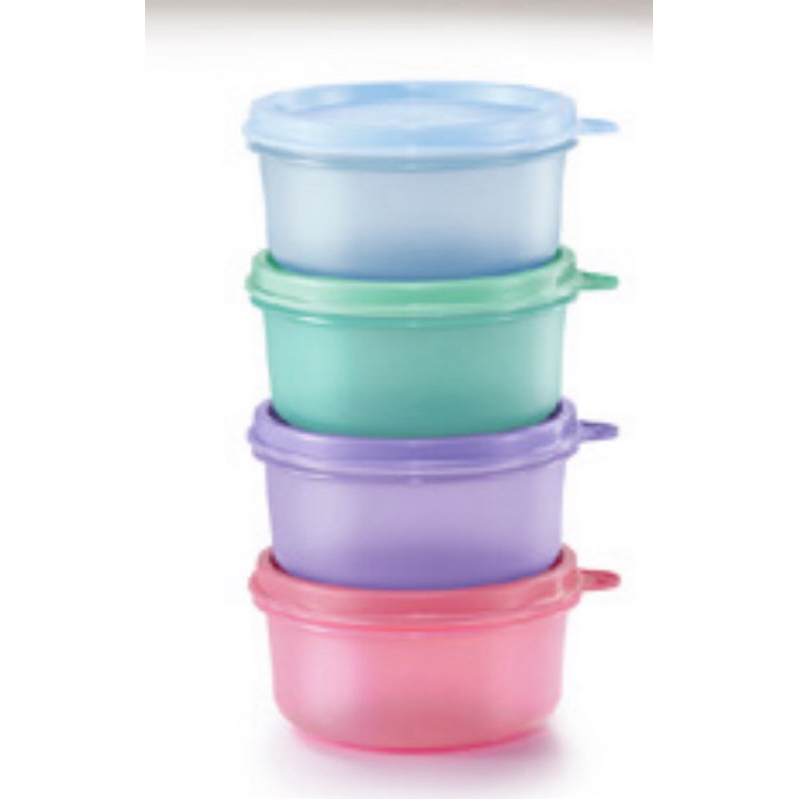 Tupperware Small Round Container 190ml 4pcs | Shopee Malaysia