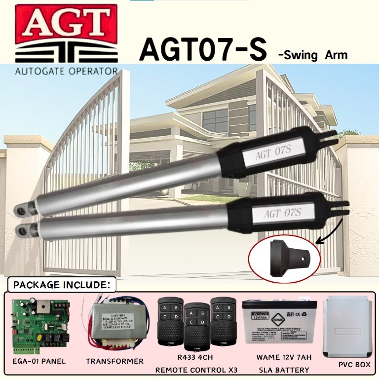 AGT07-S FULL SET SWING ARM AUTOGATE | Shopee Malaysia