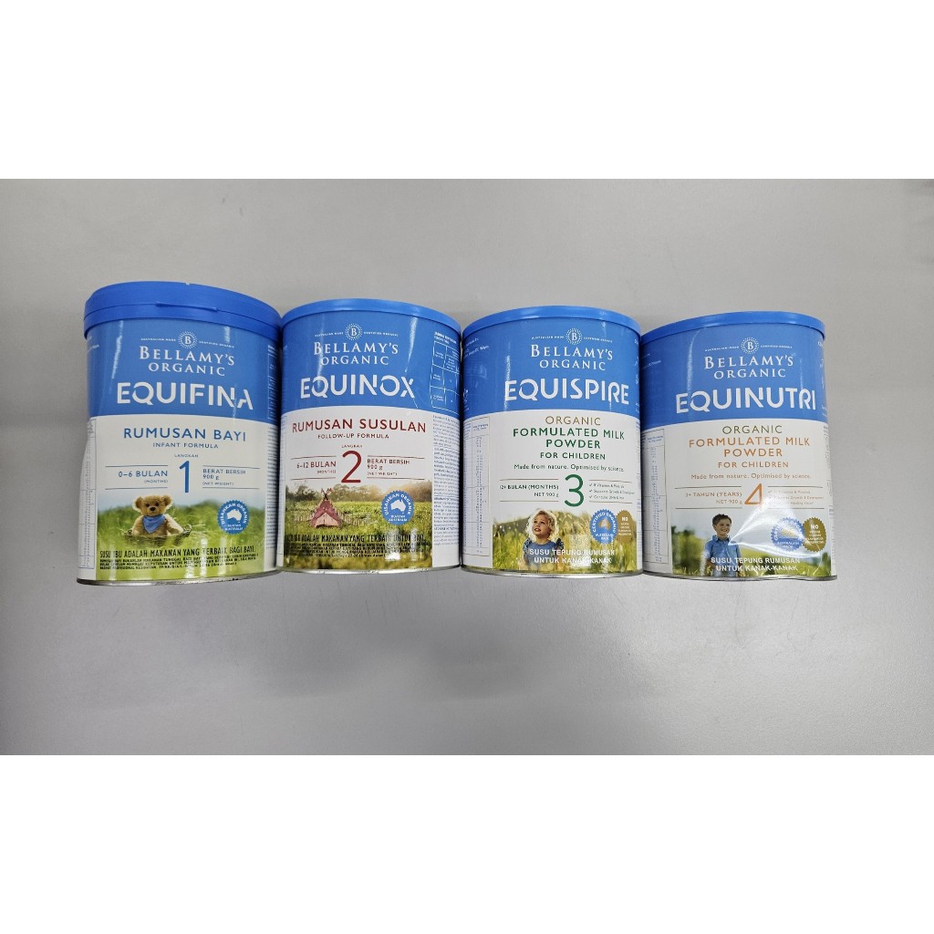 Bellamy's Organic Step 1 EQUIFINA/STEP 2 EQUINOX/STEP 3 EQUISPIRE/STEP ...