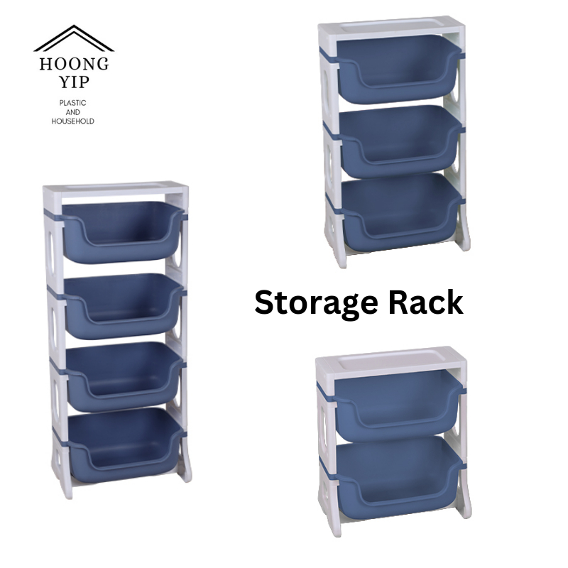 Storage Rack / Rak Penyimpanan (Blue) | Shopee Malaysia