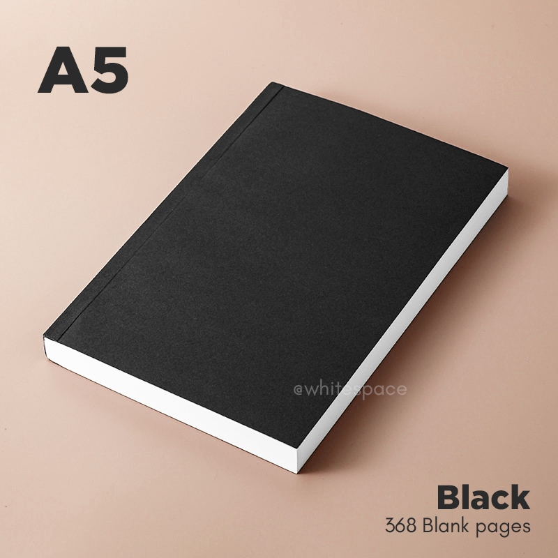 Whitespace A5 Extra Thick 368pages Muji Style Kraft Notebook Simple ...
